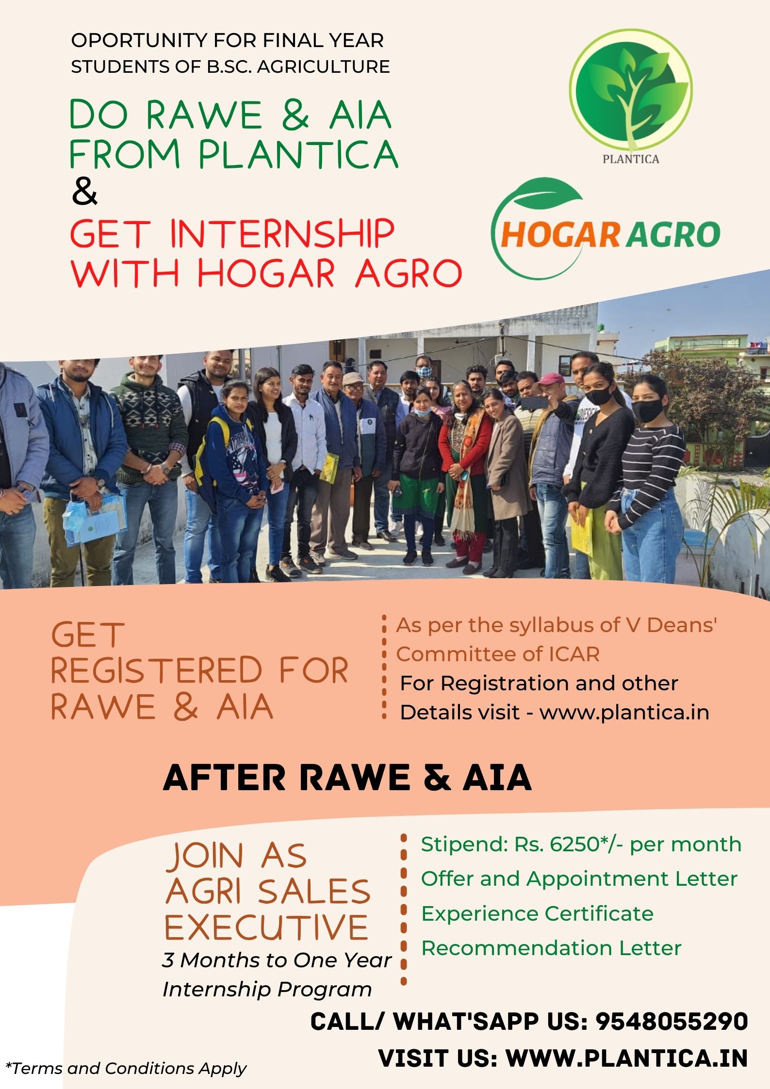RAWE with Internship Program- 2022 | PLANTICA